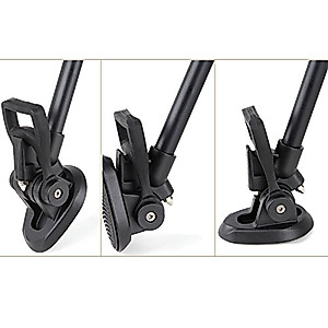 VILTROX VX-18M Professional Heavy Duty Video Camcorder Tripod with Fluid Drag Head and Quick Release Plate, 74" inch,Max Loading 10KG, with Carrying Bag,Horseshoe Shaped Bracket