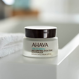 AHAVA Brightening Cream SPF20 - Brightens & Evens Skin Out, Hydrate & Protect Against UVA/B, Enriched with Osmoter, VF Brightening Accelerator & 3D Complex, 1.7 Fl.Oz