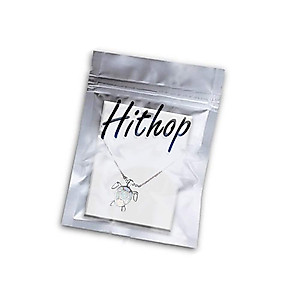 Hithop Cute Turtle Pendant Necklace Lovely Animals White Fire Opal Plated Silver Necklace Jewellery Gifts (White)