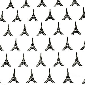 Gift Wrap Tissue - Eiffel Tower on white tissue paper (30 Ct)