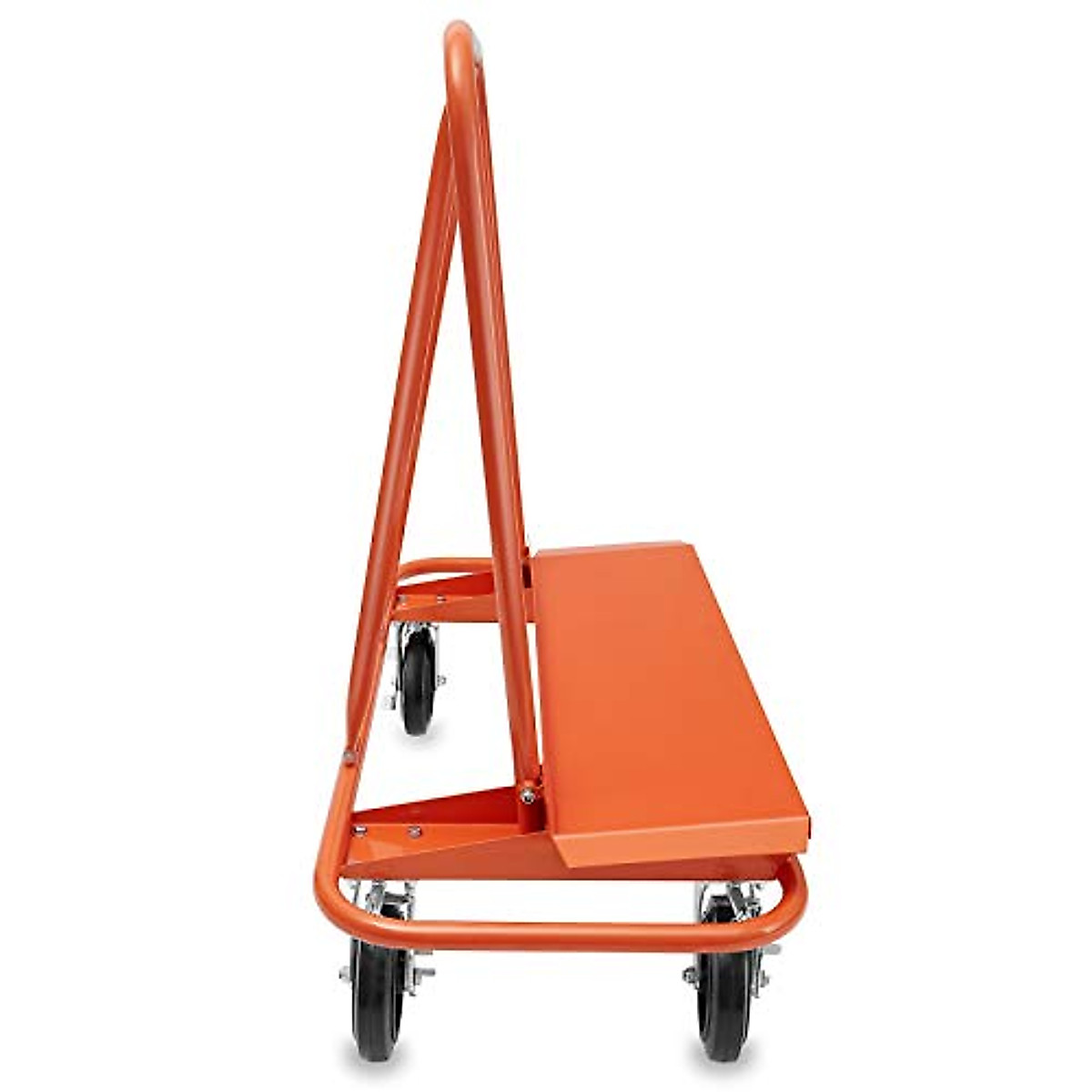 GypTool Heavy Duty Drywall Sheet Cart & Panel Dolly with 4 Swivel Wheels - Orange