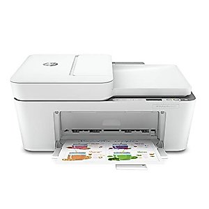HP DeskJet Plus 4155 Wireless All-in-One Printer, Mobile Print, Scan & Copy, HP Instant Ink Ready, Auto Document Feeder, Works with Alexa (3XV13A)
