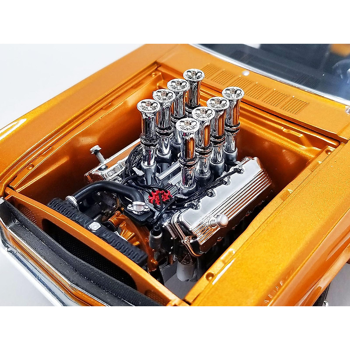 1965 A/FX Orange Metallic Rat Fink Mighty Limited Edition to 1122 Pieces Worldwide 1/18 Diecast Model Car by Acme A1801860