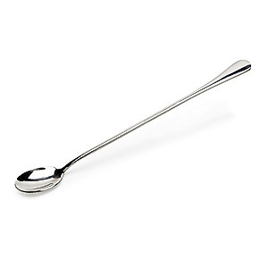 9-inch Long-handled ice tea spoon, cocktail stir spoons, stainless steel coffee spoons, ice cream scoop Set of 8