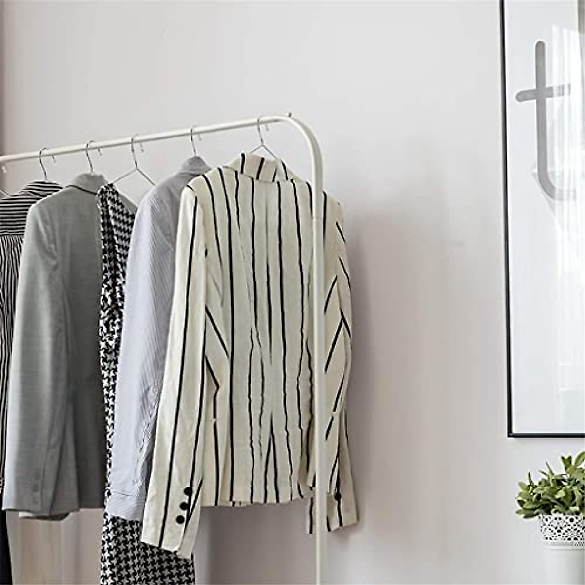 n/a Hangers Stainless Steel 40 cm 20Pcs Hangers for Clothes Standard Notched Hanger Space Saving