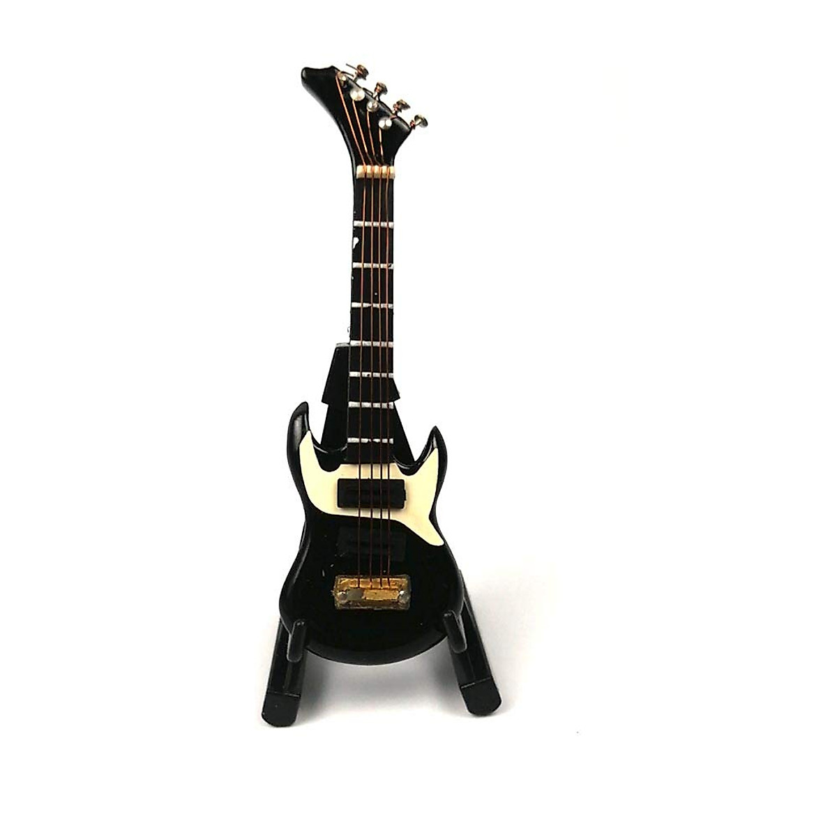 ALANO Electric Guitar Model Miniature Musical Instrument Mini Guitar Model Decorative Guitar (GE12B-8)