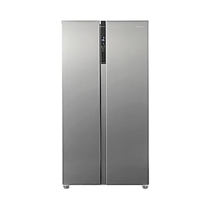 NUTRIFROST 21 cu.ft Large Capacity Side-by-Side Refrigerators Freezer Fridge - 2 Door Full Size Refrigerator for Kitchen Office Commercial LED Display Frost Free Freestanding