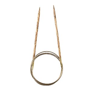 Addi Olive Wood 32 inch (80cm) Circular Knitting Needles; US Size 3 (3.25 mm), Made in Germany - 575-7/80/3.25
