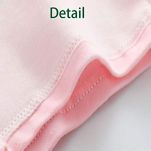 JackLoveBriefs Girls Underwear with 12 Packs Toddler Panties for Girls Blue(7-9T)