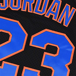 OTHERCRAZY Youth Basketball Jersey #23 Space Movie Jersey for Kids Shirts (Black, Large)