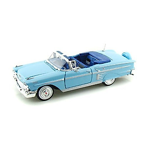 1958 Chevy Impala Convertible 1/24 Blue by Chevrolet