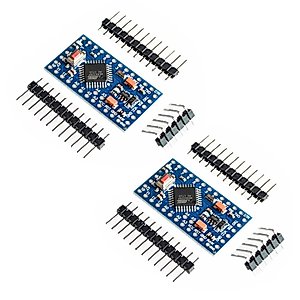 DIYmall Pro Mini Module 3.3V 8Mhz Breakout Board ATMEGA328P-AU for Arduino Esp8266 (Pack of 2pcs)