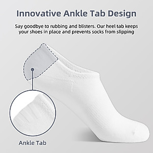 Lngwioo 6 Pairs No Show Socks Women & Men Arch Support Non Slip Invisible Low Cut Liner Socks (Multi)