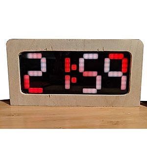 ESPixel Clock Pixel-Based 7 Segment Display for Arduino and Raspberry Pi