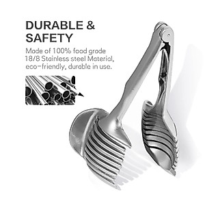 Tomato Slicer Lemon Cutter, Multipurpose Tools for Soft Skin Fruits And Vegetables, Home Made Food & Drinks Decoration