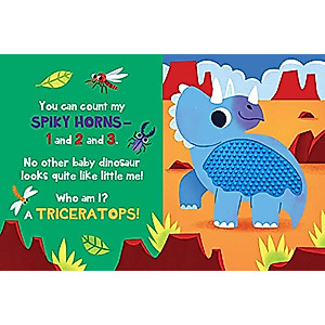 Baby Dinosaur - Silicone Touch and Feel Board Book - Sensory Board Book