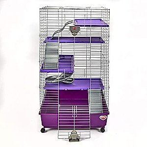 Kaytee My First Home Multi-Level Habitat with Casters for Pet Ferrets