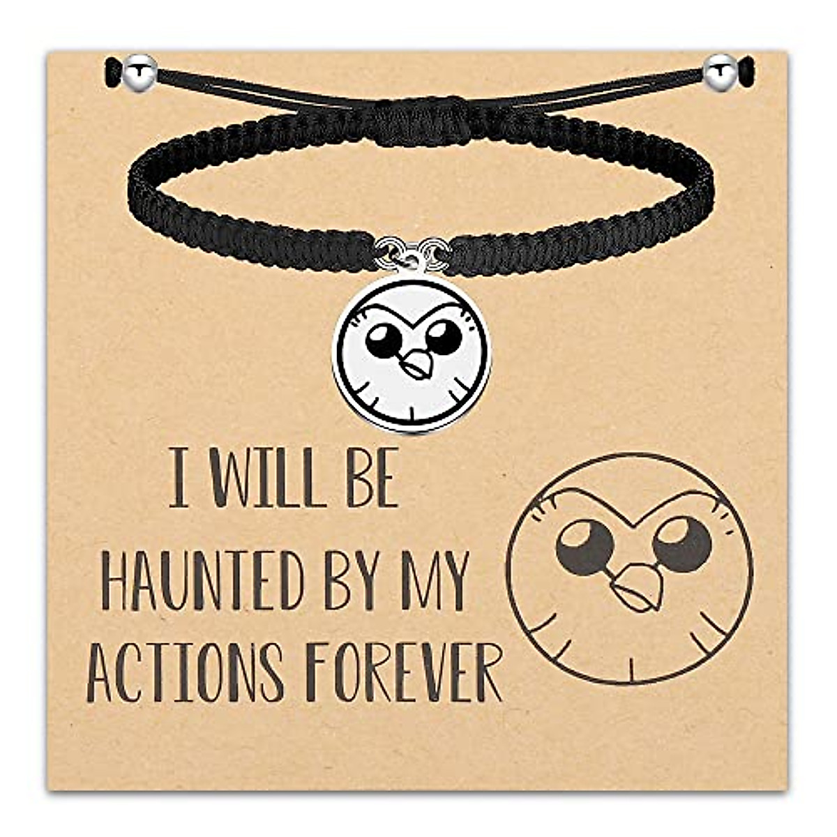 FAADBUK The Owl House Inspired Gift Hooty Fans Gift Hooty Bracelet for Her (Hooty Bracelet)