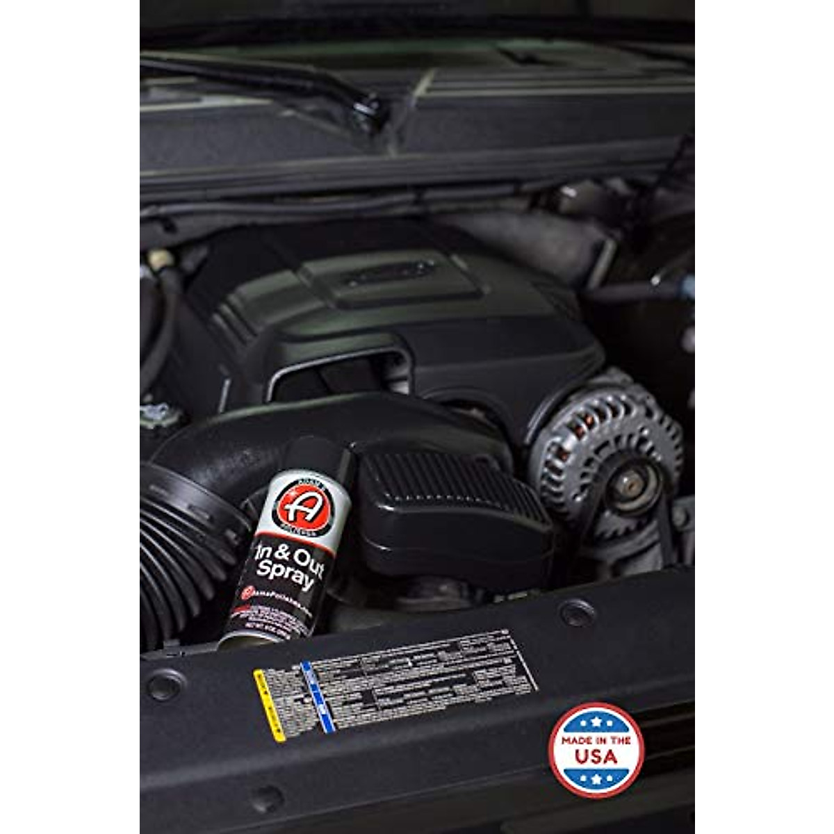 Adam's in and Out Spray, Car Detail Spray, Non-foaming, Low Gloss Coating, Deep Shine for Plastic and Trim, Good for Hard to Reach Areas, Watermelon Scent (3 Pack)