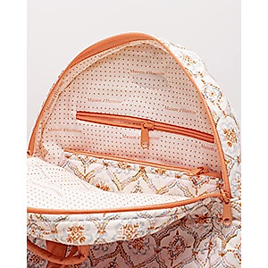 Maison d' Hermine Backpack Cotton Shoulder Backpack with Small Pouch Lightweight Bag for Travel Work Beach Perfect for Women & Men (Fair Isle)