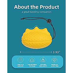 Fanwer Stress Balls for Adults and Seniors with The Adjustable Wrist Strap, Hand Exercisers for Strength, Finger Ball for Hand Therapy, Arthritis, Physical Therapy, Carpal Tunnel