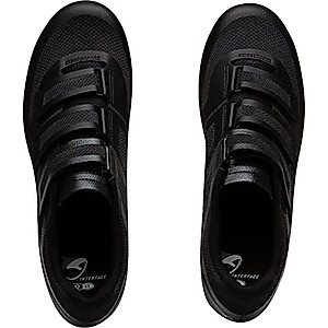 PEARL IZUMI Men's Quest Road Cycling Shoe, Black/Black, 46