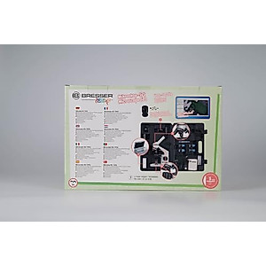 BRESSER Junior Biological Microscope Set 40-1600x Magnification with LED Illumination and USB Lens