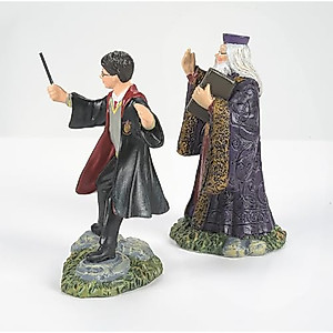 Department56 Potter Village Accessories Harry and Headmaster Figurine Set, 3.15", Multicolor, 2 Count