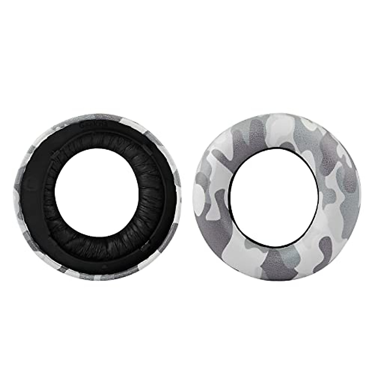 Geekria QuickFit Replacement Ear Pads for Sony Playstation 5 Pulse 3D PS5 Wireless Headphones Ear Cushions, Headset Earpads, Ear Cups Repair Parts (Camo)