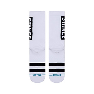 Stance OG Crew Socks (Large, White)