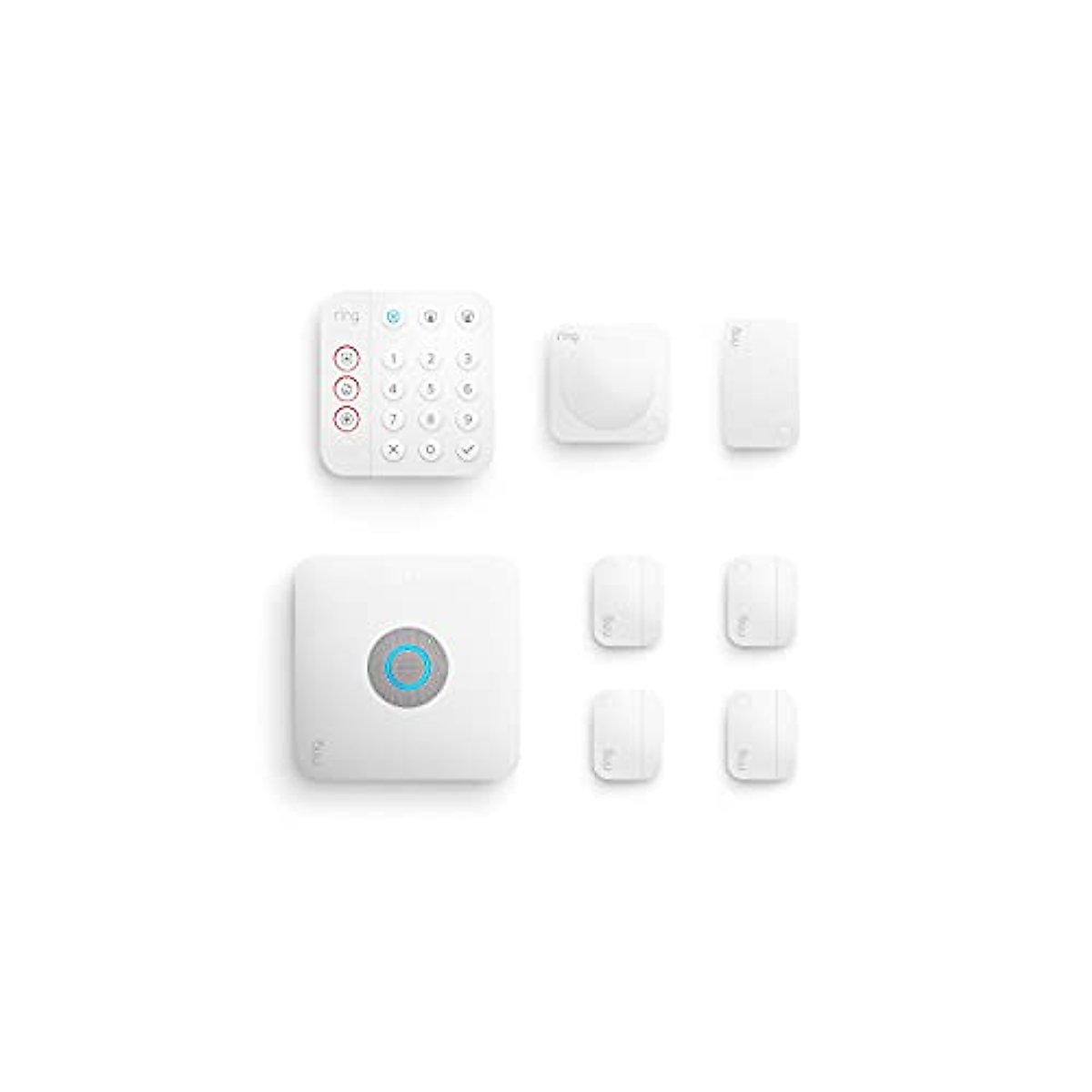 Ring Alarm Pro, 8-piece - built-in eero Wi-Fi 6 router and optional 24/7 monitoring