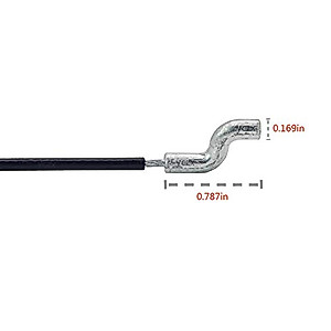 NOFIXS 1501123MA Clutch Drive Cable for Front Wheel Drive Mower and Snow Thrower 1501123 MT1501123MA Rotary 5646