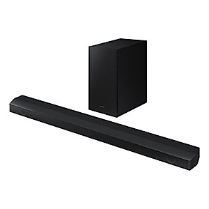 SAMSUNG HW-B650 3.1ch Soundbar w/Dolby 5.1 DTS Virtual:X, Bass Boosted, Built-in Center Speaker, Bluetooth Multi Connection, Voice Enhance & Night Mode, Subwoofer Included, 2022
