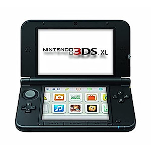 Nintendo 3DS XL Handheld System - Black/Black (Renewed)
