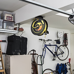 Heavy Duty Retractable 100-Foot Air Compressor Hose and Reel by Pentagon Tools