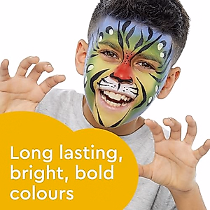 Snazaroo Face Paint Palette Kit, 8 x18.8g (0.6 Fl Oz), 8 Colours, Face Paint for Kids & Adults