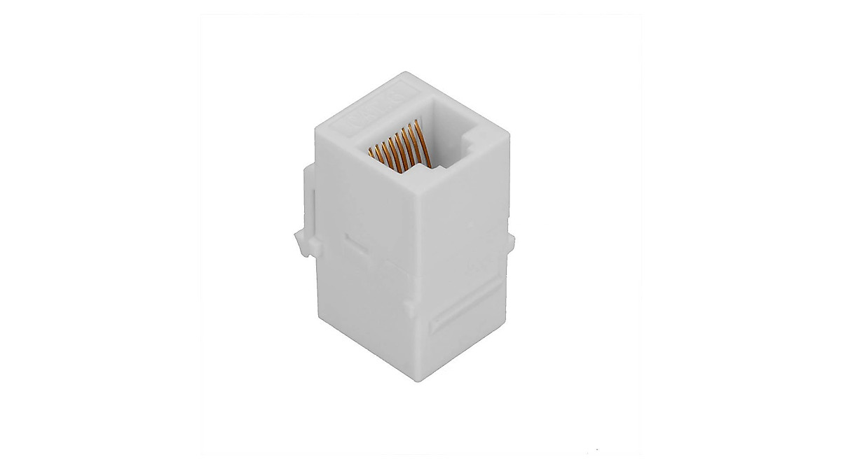 TENINYU 10-Pack CAT6 RJ45 Couplers - Secure Ethernet Connection