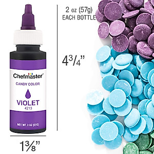 U.S. Cake Supply 2-Ounce Liquid Candy Food Color Color Violet