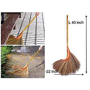 Natural Grass Broom 100% Handmade (Traditional)
