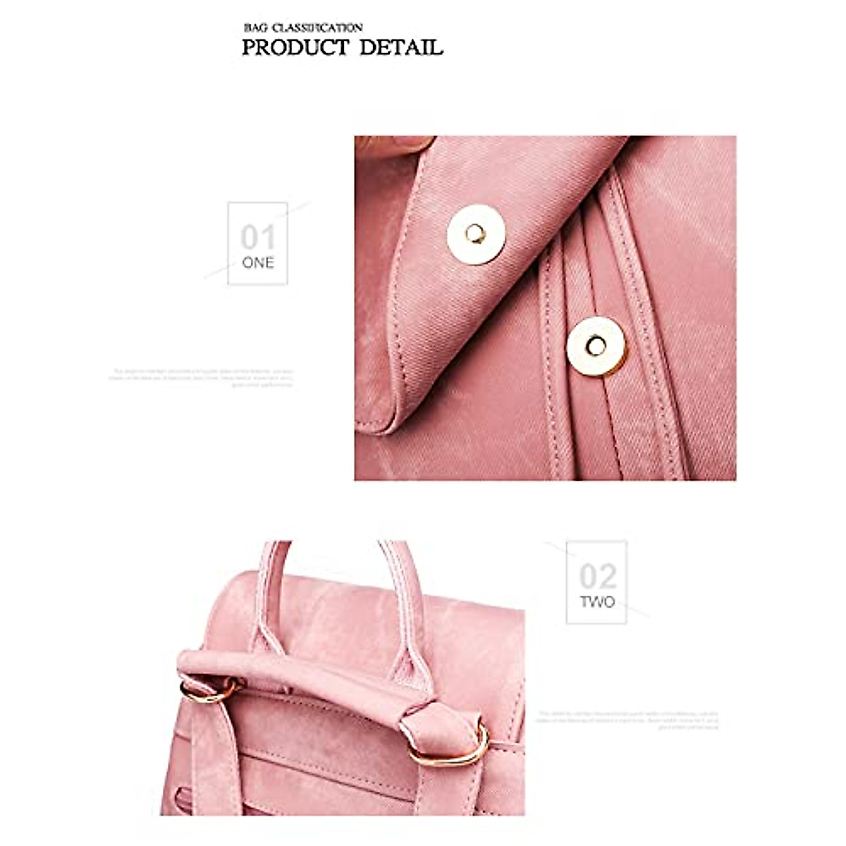 nice--buy Tassel Backpack PU Leather Shoulder Bag Women Fashion Backpack Casual Daypack Travel Lady Bag Crossbody Satchel Shoulder (Khaki)