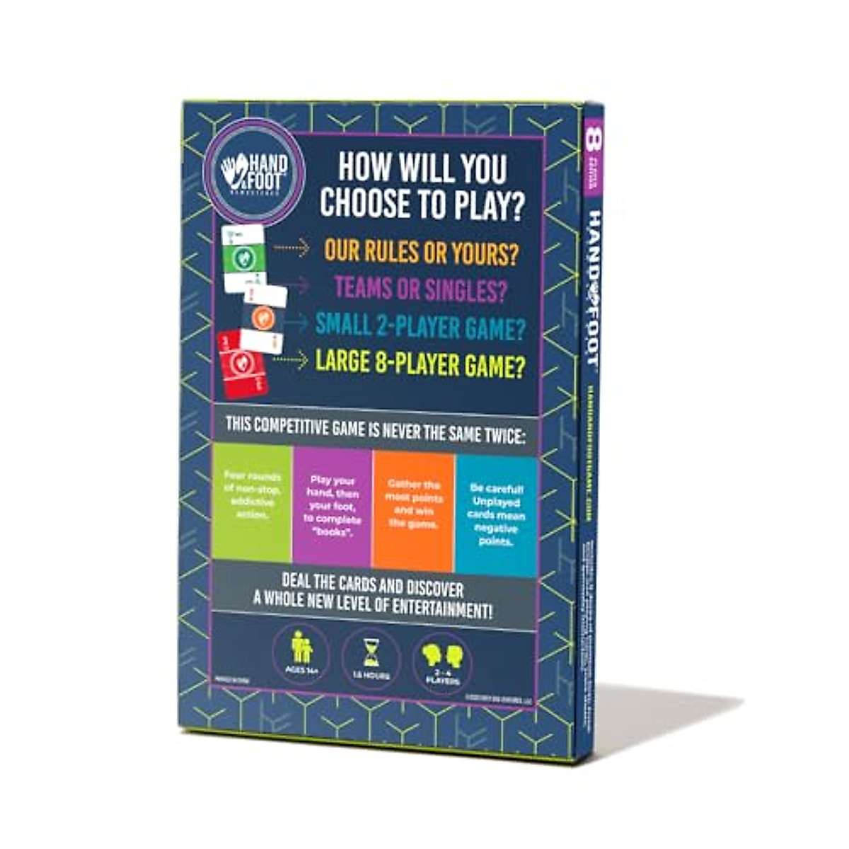 Hand & Foot Remastered 8 Player Edition + Optional Scorepad