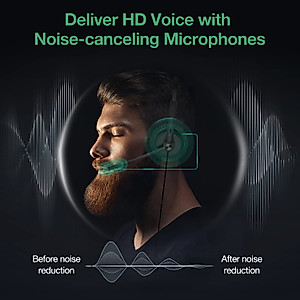 Yealink Phone Headsets for Office Phones YHS34 Lite QD to RJ9 Wired Headset Compatible with Poly Snom Grandstream Phones Desk Landline Headset with Microphone -Mono/72g/2.1m Cable