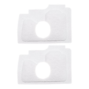The Lord of the Tools 2Pcs Air Filter Replacement Compatible with Stihl MS170 MS180 017 018 Lawn Mower Filter Pads Double-layer Cotton Air Filters 90x65mm White