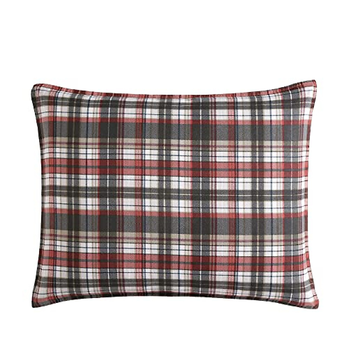 Eddie Bauer - King Comforter Set, Reversible Plaid Alt Down Bedding with Matching Shams, Home Decor for Colder Months (Astoria Red, King)