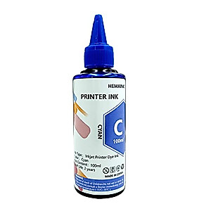 HEMAINK 6 Bottles Ink and Ink Refill Tools Compatible for Canon PGI-280 CLI-281 PGI-280XXL CLI-281XXL for PIXMA TS9120 TS8120 TS8220 TS8320 Printer (PGBK,BK,C,M,Y, Photo Blue) 6 Colors