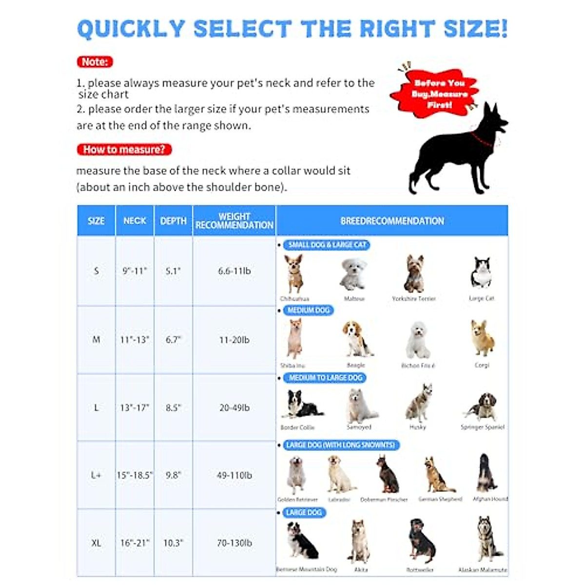 Soft Dog Cone Recovery Collars & Cones After Surgery for Medium Large Dogs, Comfy Ecollars to Stop Licking, Adjustable, Dog Ecollars for Recovery Plastic: Superior Support Fabric: Soft Comfort