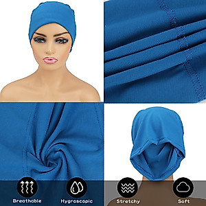 Messen 6 Packs Spandex Dreadlocks Tube Unisex Stretch Dreadlocks Band Open End Elastic Hair Cover