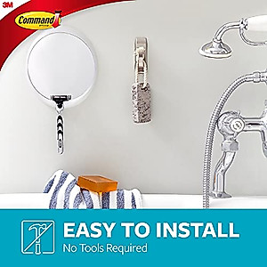 Command Fog Resistant Mirror, 1-Mirror, 2-Water-Resistant Strips (BATH15-ES), Organize Damage-Free