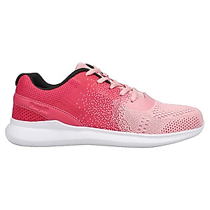 Propet Womens Travelbound Duo Knit Lace Up Sneakers Shoes Casual - Pink - Size 10 D