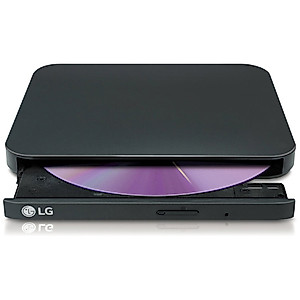 LG SP80NB80 8x External DVD writer DVD±RW DL USB 2.0 Ultra Slim Portable